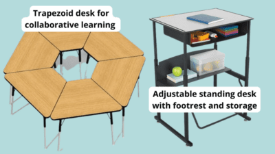 Best Student Desks for Classrooms, Recommended by Educators