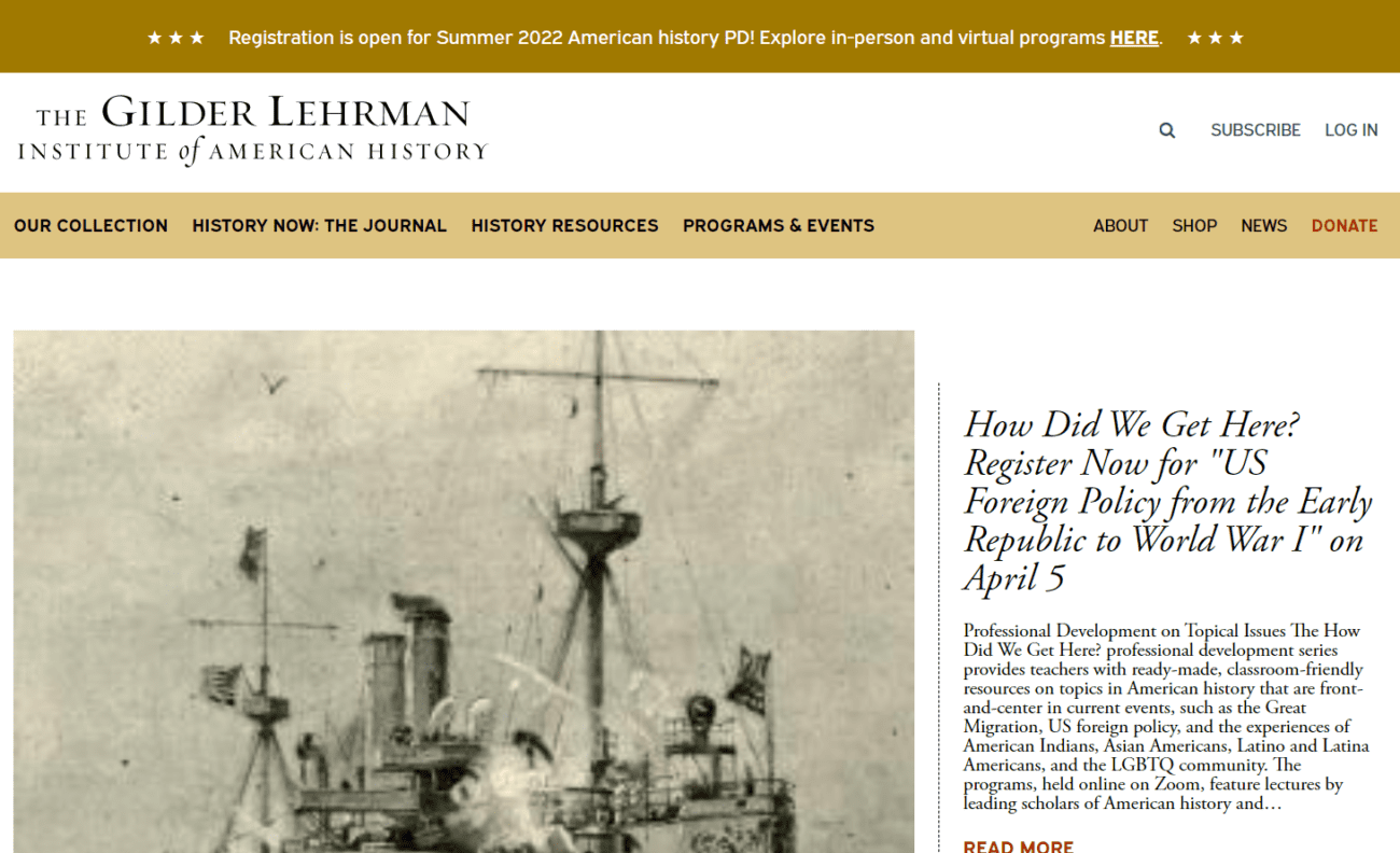Best History Websites To Teach Students of All Grade Levels
