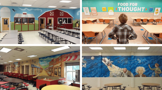 13 School Cafeterias that are Truly Works of Art for Students to Dine In