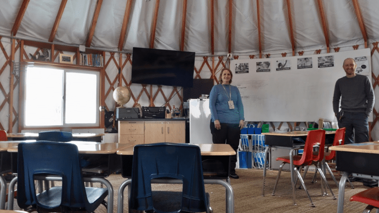We Teach in Yurt Classrooms Every Single School Day