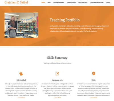 Teaching Portfolio Examples To Showcase Your Talents