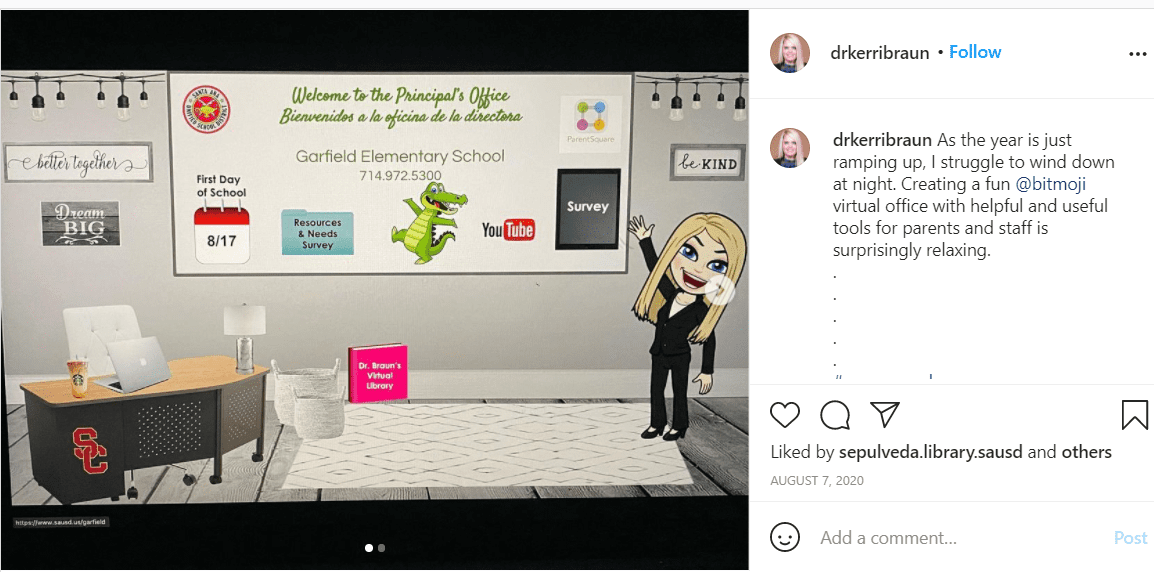 The Bitmoji Craze Has Arrived at the Principal's Office - We Are Teachers