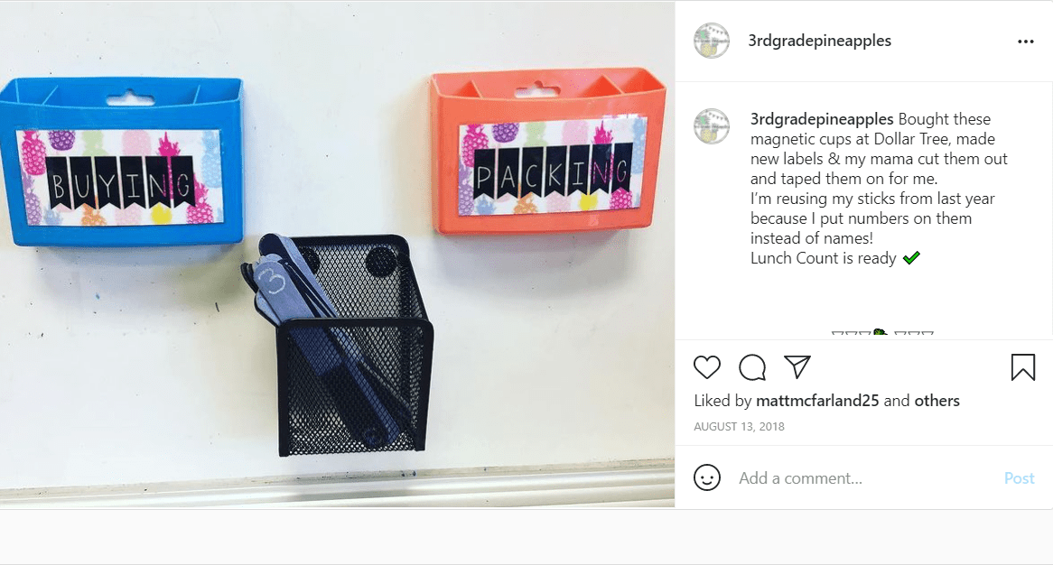 Lunch Count Ideas for the Classroom - WeAreTeachers