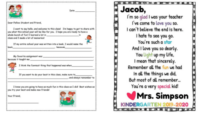 10 Examples of Awesome End of Year Letters to Students