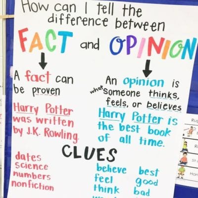 18 Nonfiction Anchor Charts for the Classroom - WeAreTeachers