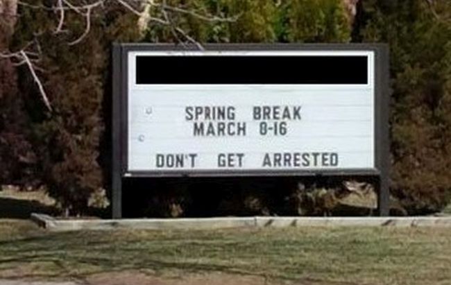 15 Funny School Signs To Make You Laugh - We Are Teachers