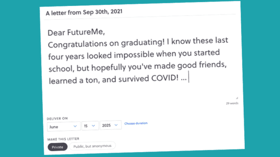 Have Your Students Write a Letter to Future Self With FutureMe