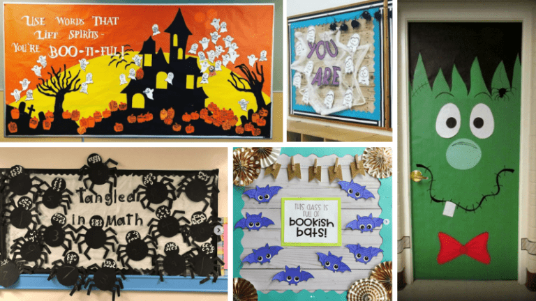 22 Spooktacular Halloween Bulletin Boards and Door Decorations