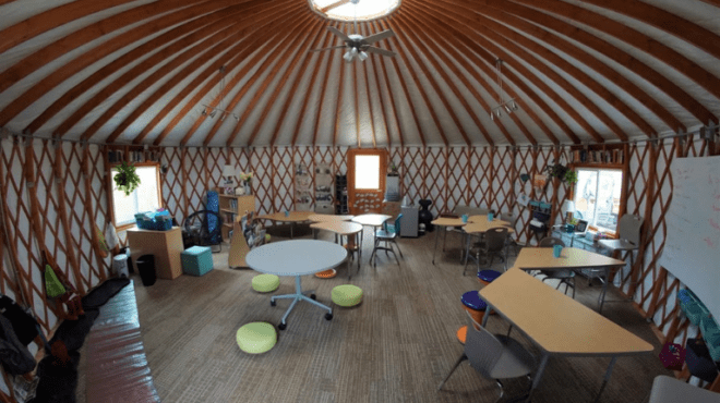We Teach in Yurt Classrooms Every Single School Day
