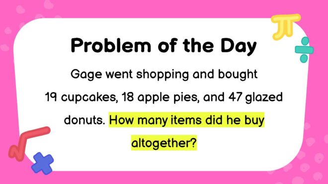 Check Out These 50 Third Grade Math Word Problems of the Day