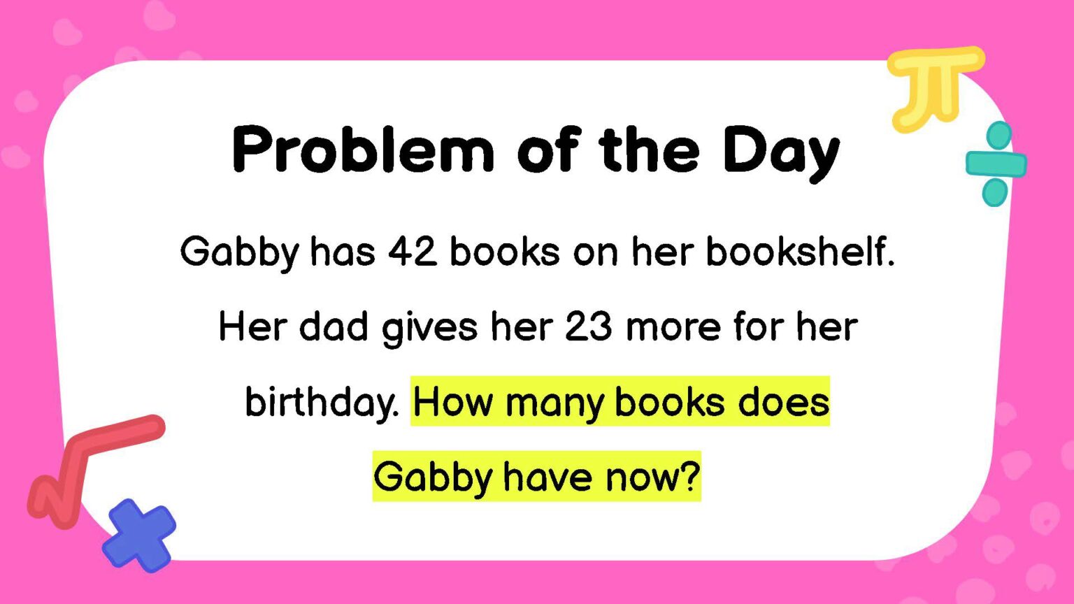 Check Out These 50 Third Grade Math Word Problems of the Day
