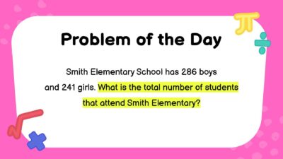 Check Out These 50 Third Grade Math Word Problems of the Day