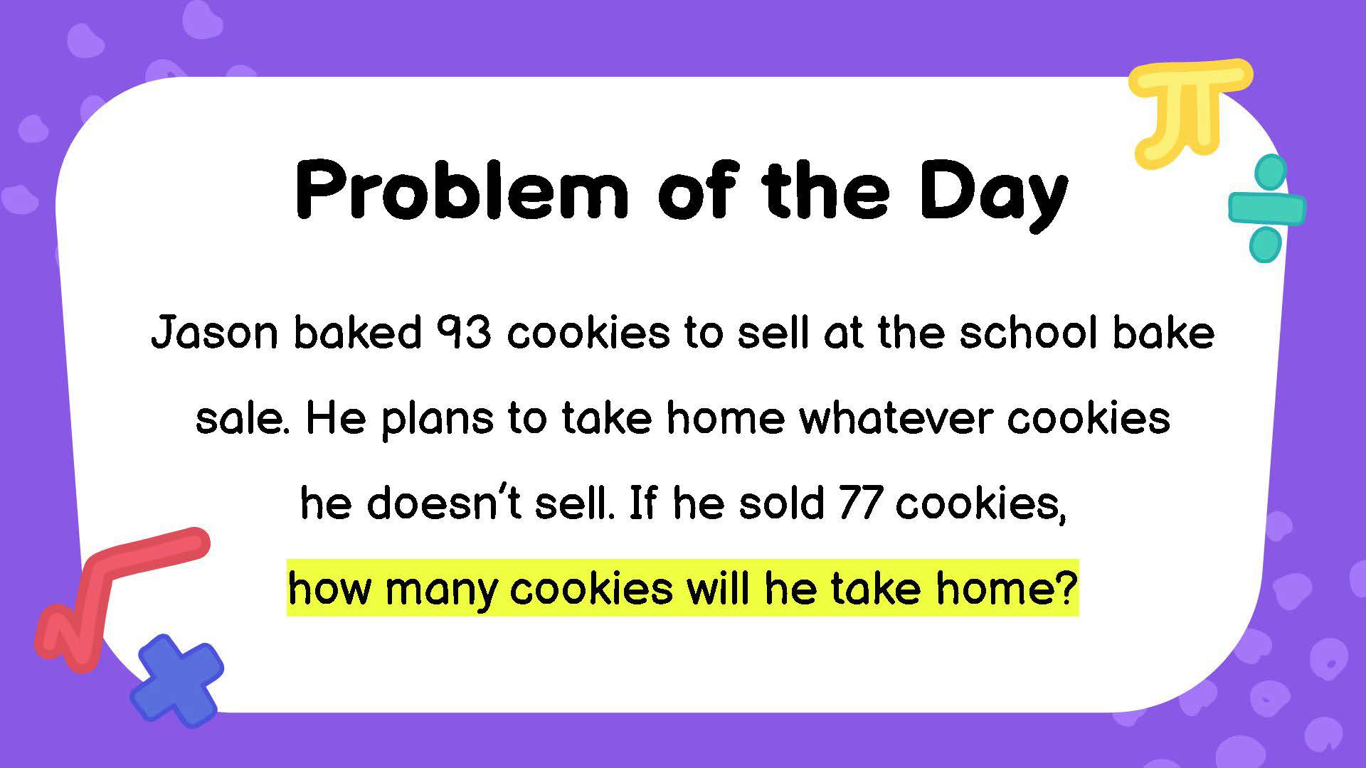 Check Out These 50 Third Grade Math Word Problems of the Day