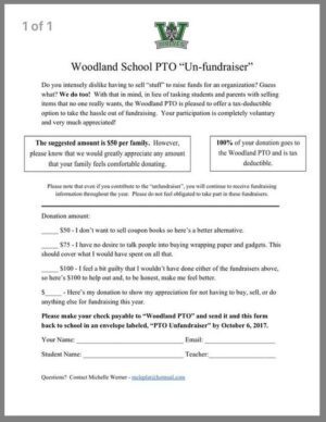 Tired of Selling Wrapping Paper? Try an Opt-Out School Fundraiser Letter