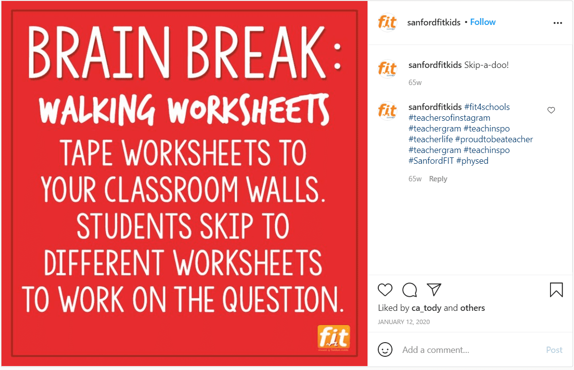 50 Educational Brain Breaks that Your Students Will Love!