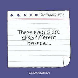Sentence Stems: How To Use Them + Examples for Every Subject