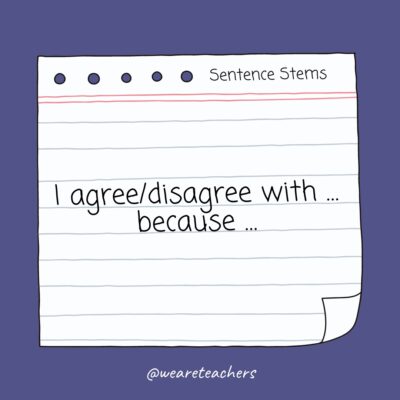 Sentence Stems: How To Use Them + Examples for Every Subject