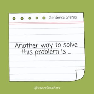 Sentence Stems: How To Use Them + Examples for Every Subject