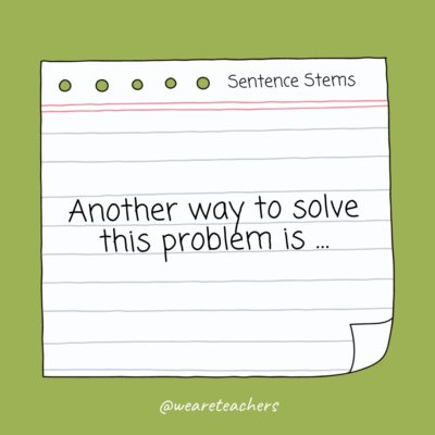 Sentence Stems: How To Use Them + Examples for Every Subject