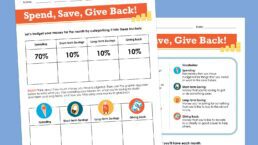 Teach Money Basics With This Easy Spend, Save, Give Back Lesson