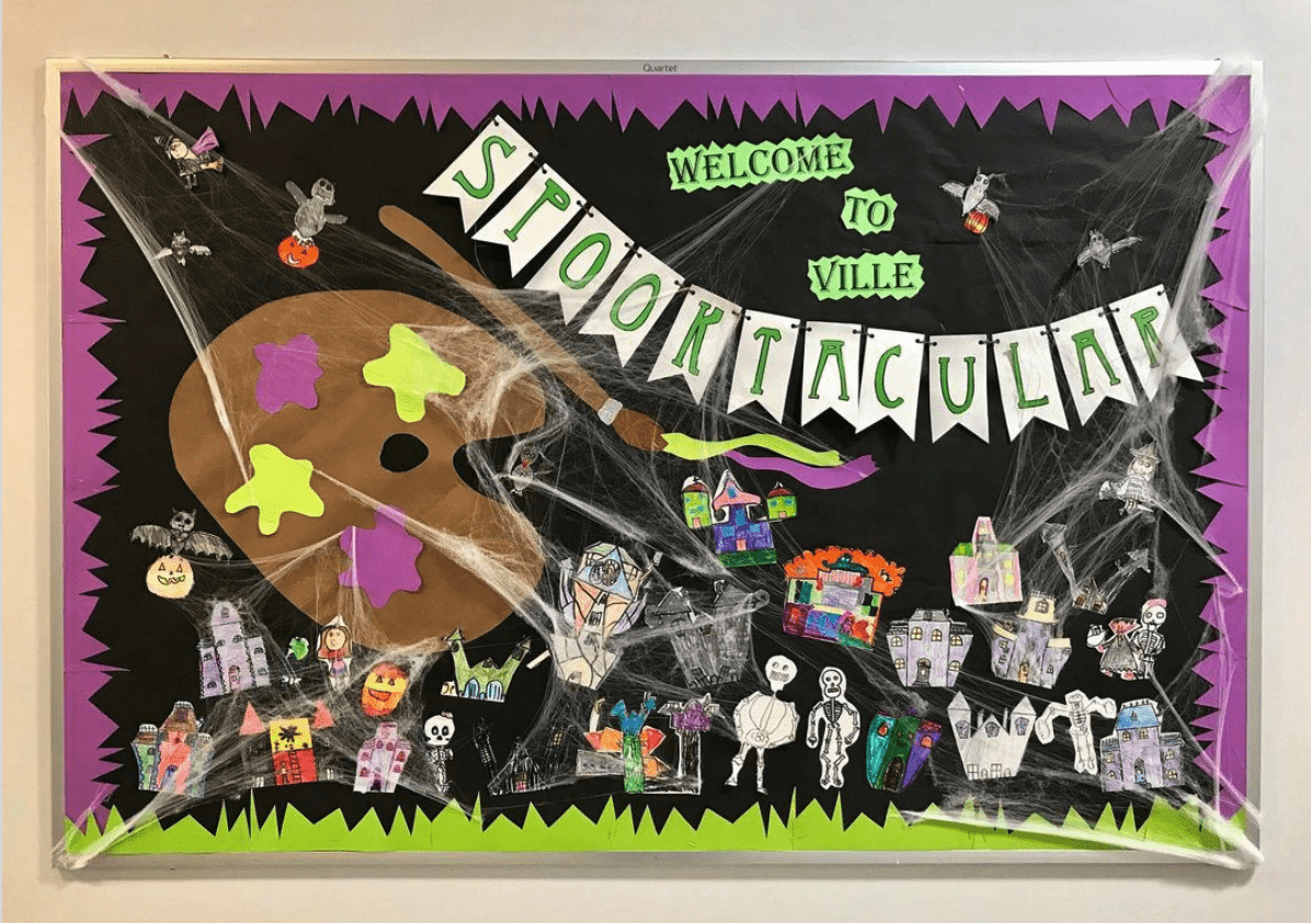 22 Spooktacular Halloween Bulletin Boards and Door Decorations
