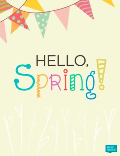 Spring Posters - Free Download for the Classroom