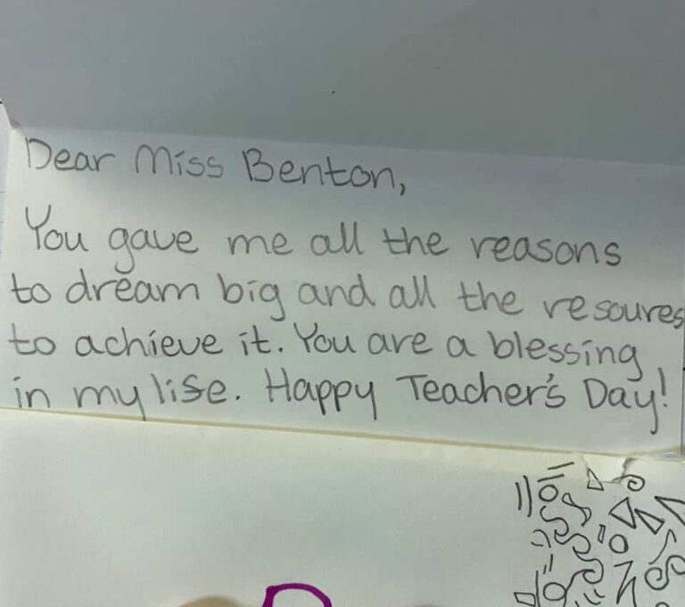 Teacher Thank You Notes Are The Best! See Real-Life Examples