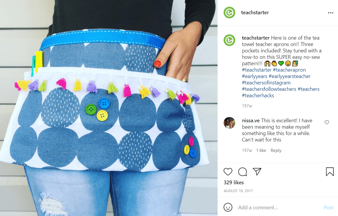 25 Awesome Teacher Aprons to Make Classroom Life Easier