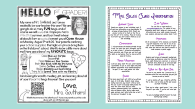 Teacher Introduction Letter to Parents Examples