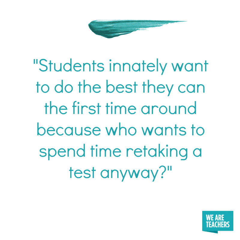 Should Teachers Allow Test Retakes or Not? -- WeAreTeachers