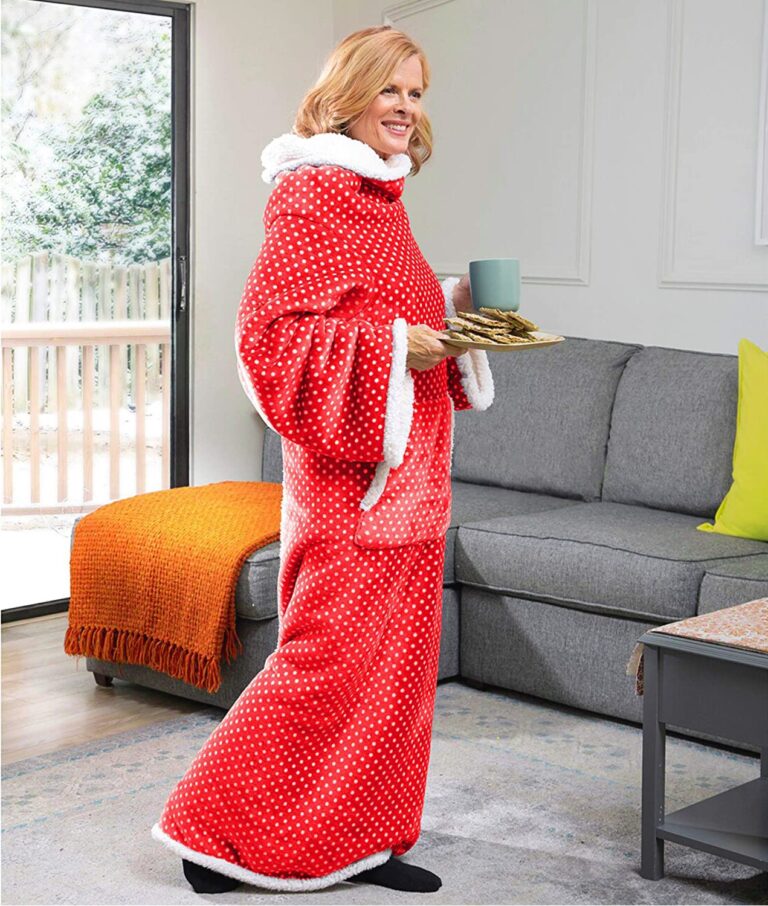 Embrace Winter Break Hibernation with Wearable Blankets for Adults